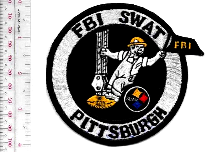 Pittsburgh Steelers & Federal Bureau of Investigation FBI SWAT Patch ...