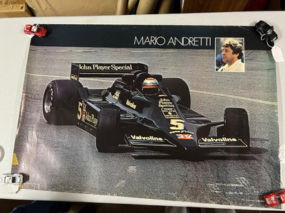 Mario Andretti 1978 John Player Lotus Formula One big poster | eBay