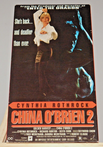 VHS: China O'Brien 2 II: Cynthia Rothrock: Imperial Ent | eBay
