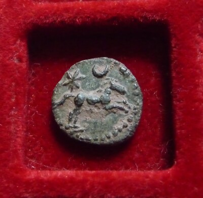 PAMPHYLIA, Aspendos. Circa 2nd - 1st Century BC. Æ 15 Horse Slinger a ...