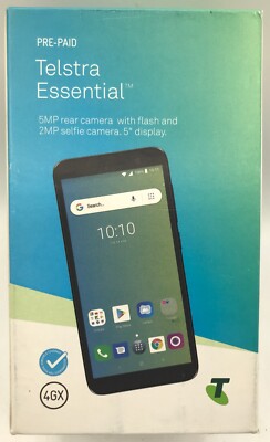 ALCATEL TELSTRA ESSENTIAL PHONE 8GB NEW (5033T) (BLACK) #8354NSB | eBay