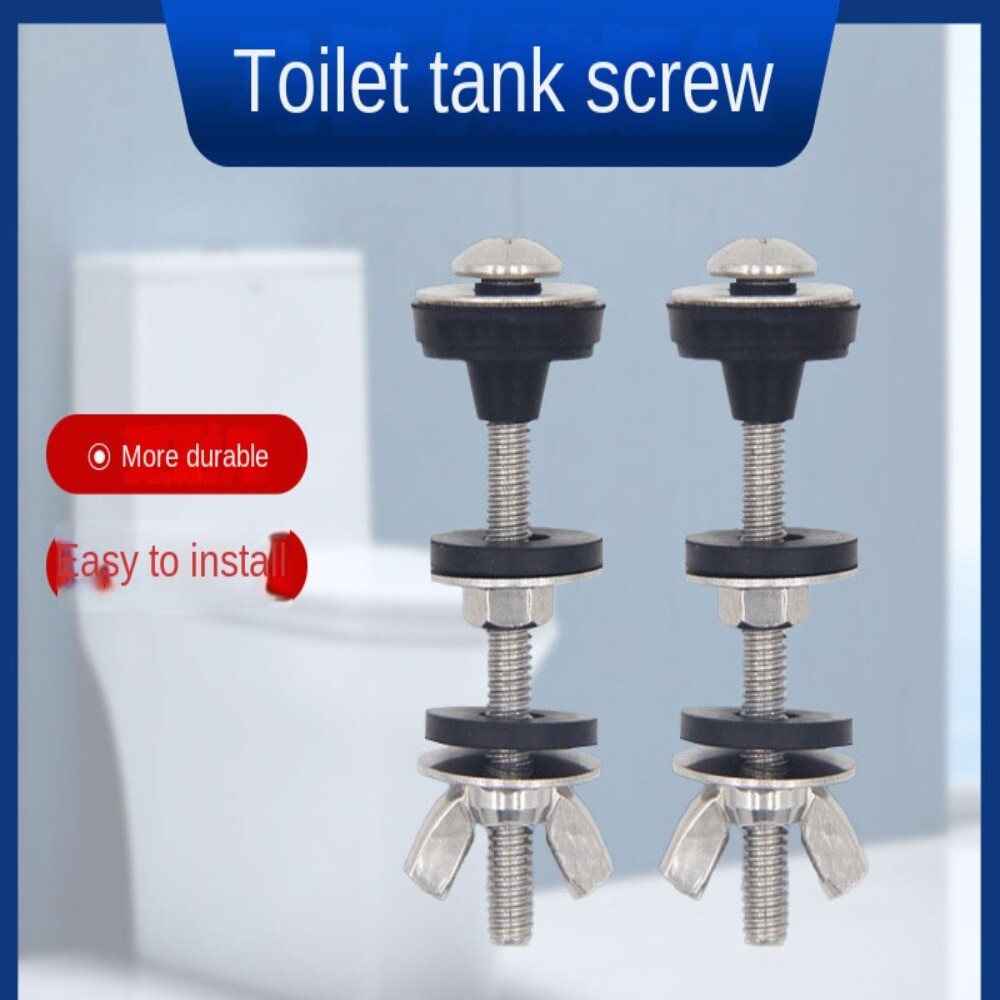 2Pcs Heavy Duty Toilet Bolts Adjustable Nut Screw for Fastening ...