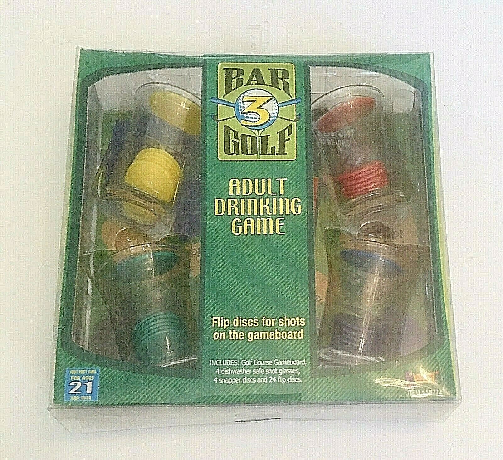 Golf Drinking Game Bar Golf Funny Adult Gift Disk Flipping Shot Game ...