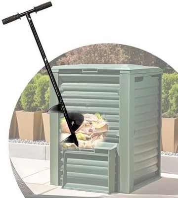 Compost Stirrer Tool for Outdoor Composting Manual Compost Bin Aerator ...