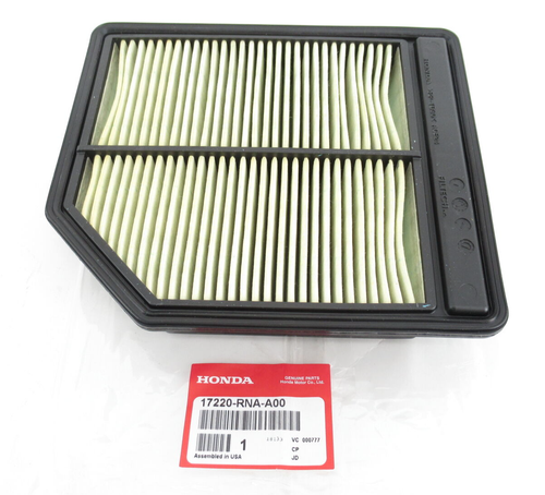 Genuine OEM Honda 17220-RNA-A00 Engine Air Cleaner Filter Element 2006 ...