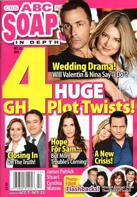 ABC Soaps In Depth Magazine October 21 2019 James Patrick Stuart ...