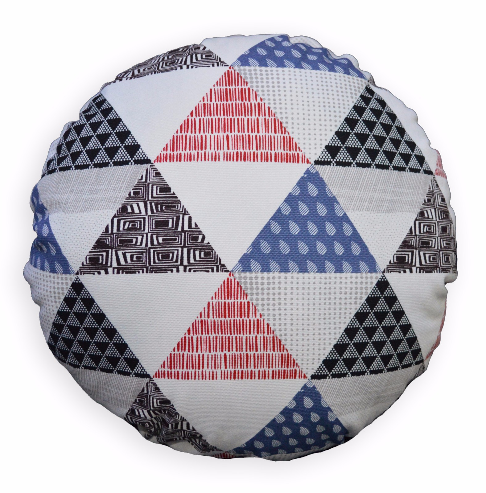 LL410n White Black Light Grey Blue Red Cotton Canvas Round Shape ...