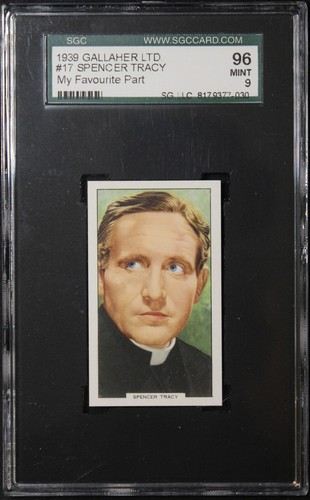 1939 GALLAHER LTD #17 SPENCER TRACY MY FAVOURITE PART SGC 9 MINT | eBay