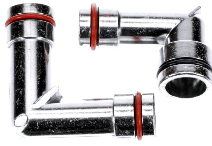 Dorman Aluminum Heater Hose Elbows Upper Lower Pair for Chevy Pontiac ...