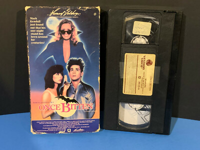 VHS Once Bitten (Vestron, 1986) Comedy Horror Jim Carey Lauren Hutton ...