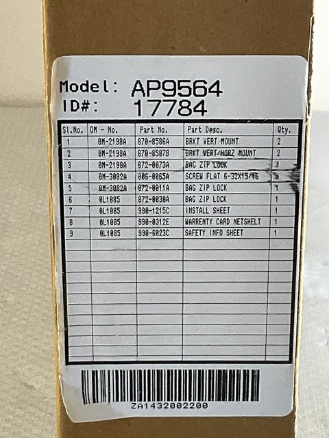 APC (AP9564) Power Distribution Unit for sale online | eBay