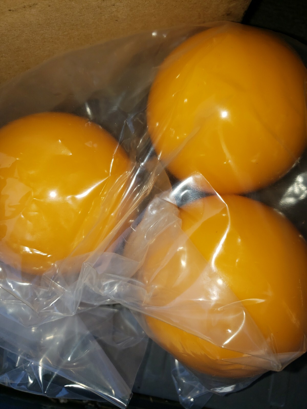 3 Piece 3" Yellow Phenolic Ball Set | eBay