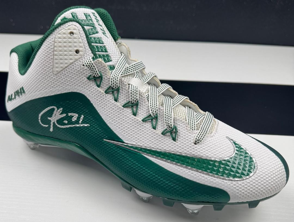 LADAINIAN TOMLINSON SIGNED AUTO CLEAT BECKETT/BAS WITNESSED *SAN DIEGO ...