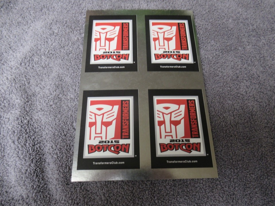 TRANSFORMERS BOTCON 2015 TRADING CARDS UNCUT CHASE CARD SHEET PRINT | eBay