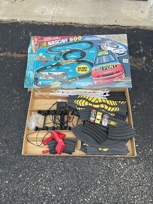 NASCAR 500 slot car racing set LLR HO Scale 1995 Life Like Racing | eBay