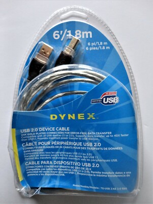 Dynex USB 2.0 Device Cable | eBay