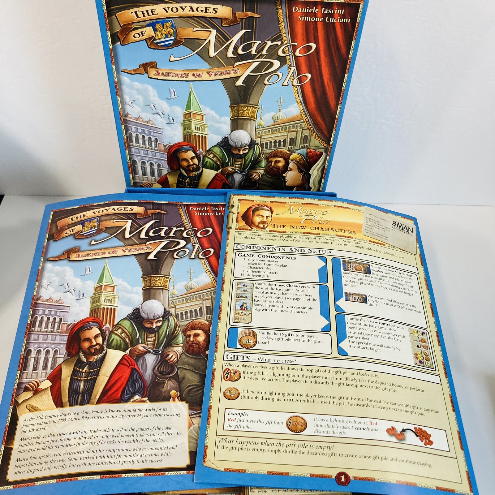 THE VOYAGES OF MARCO POLO COMPLETE BUNDLE board game base + 3 ...