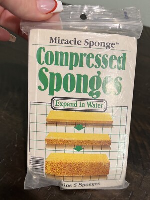 Miracle Craft Sponge, Compressed Sponges Expand in Water 4 | eBay