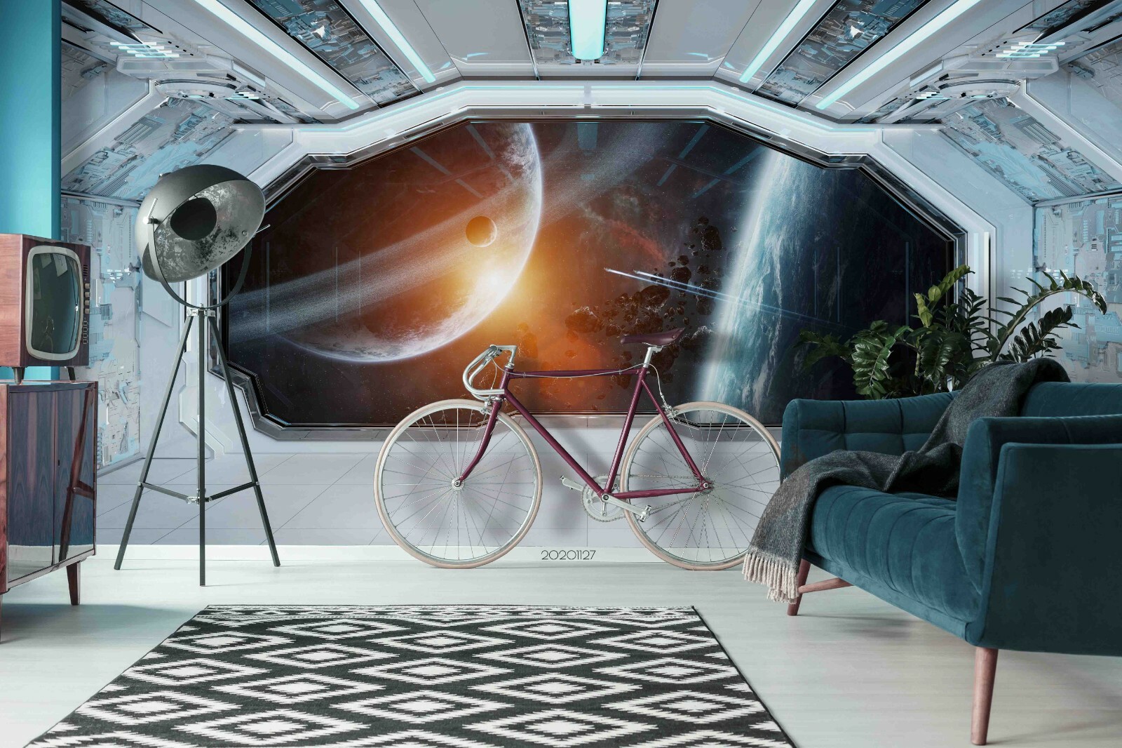 Spaceship Interior Wallpaper