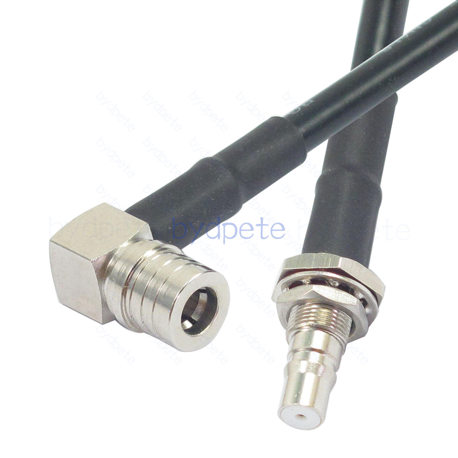 RG58 QMA Female to QMA Male R/A RG58U Shield Braid RF Cable LOSS LOW ...