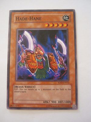 Yu-Gi-Oh Hade-Hane SOD-EN032 Earth Card, Very Good Condition (011-65 ...