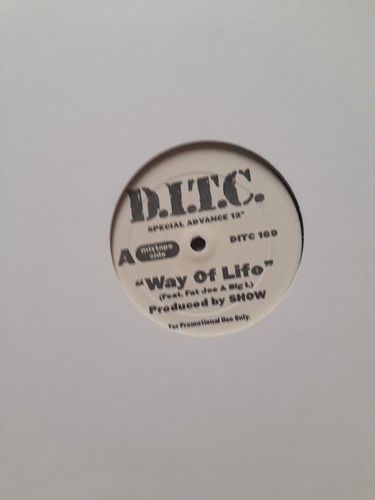 D.I.T.C. WAY OF LIFE 12" ORIG 1999 DITC 169 PROMO BIG L FAT JOE SHOWBIZ ...