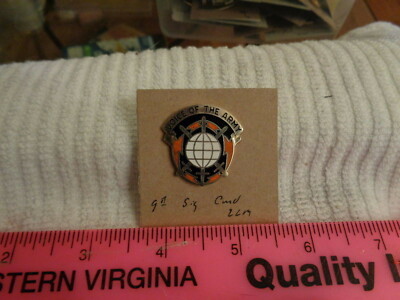 9th Signal Command 22M Unit Crest, DI, DUI (DRAW#H13) | eBay