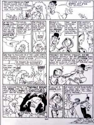 PHIL FOGLIO PHIL & DIXIE'S COMIC STRIP #156 DRAWING SIGNED | eBay