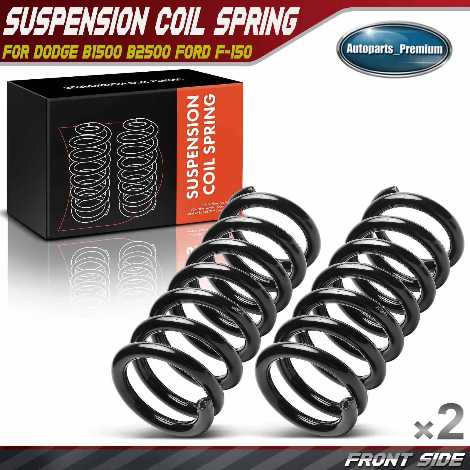 2x Front Coil Spring for Dodge B100 B150 B1500 B2500 Ford F-150 ...