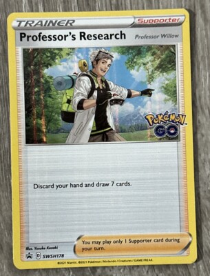 Professors Research SWSH178 - Black Star Promo - Pokemon Card TCG - LP ...