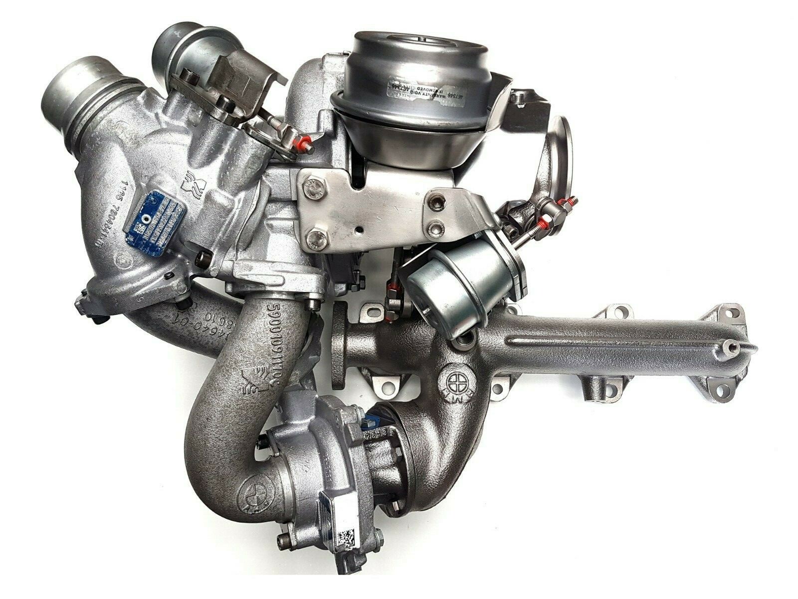 Twin Turbocharger BMW 123d / X1 23dX 150kw N47D20 7810960 7804638 ...