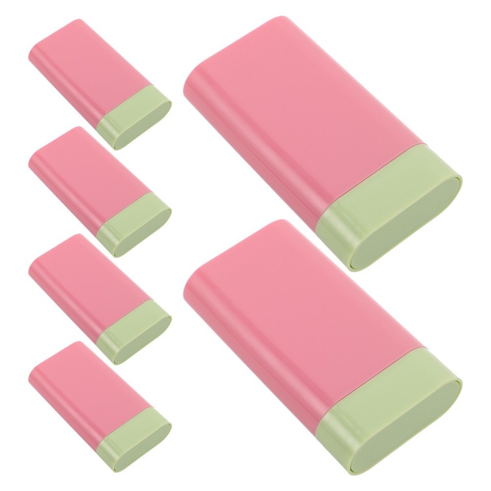 6 Pcs Blush Mud Mask Packaging Material Plastic Bottles Stick Tubes ...