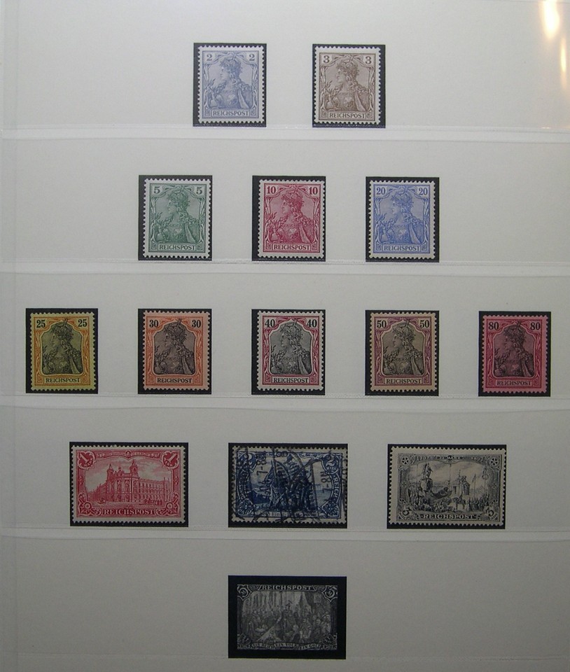 GERMANY & COLONIES Stamp Collection 15 Lindner hingeless albums GB2 | eBay