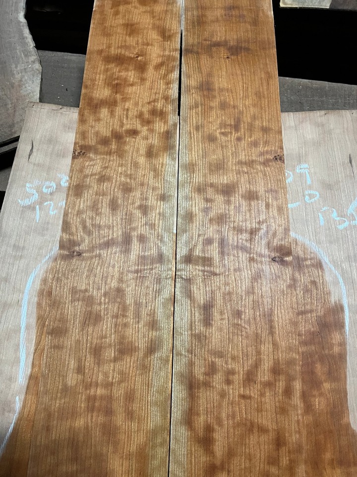 AAAA qtd cherry tonewood guitar luthier set back and sides needs help ...
