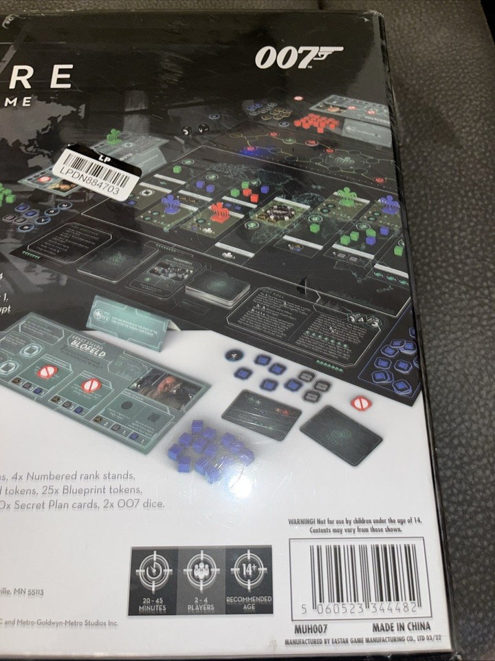 Asmodee SPECTRE The 007 Board Game Strategy 2-4 Players James Bond ...