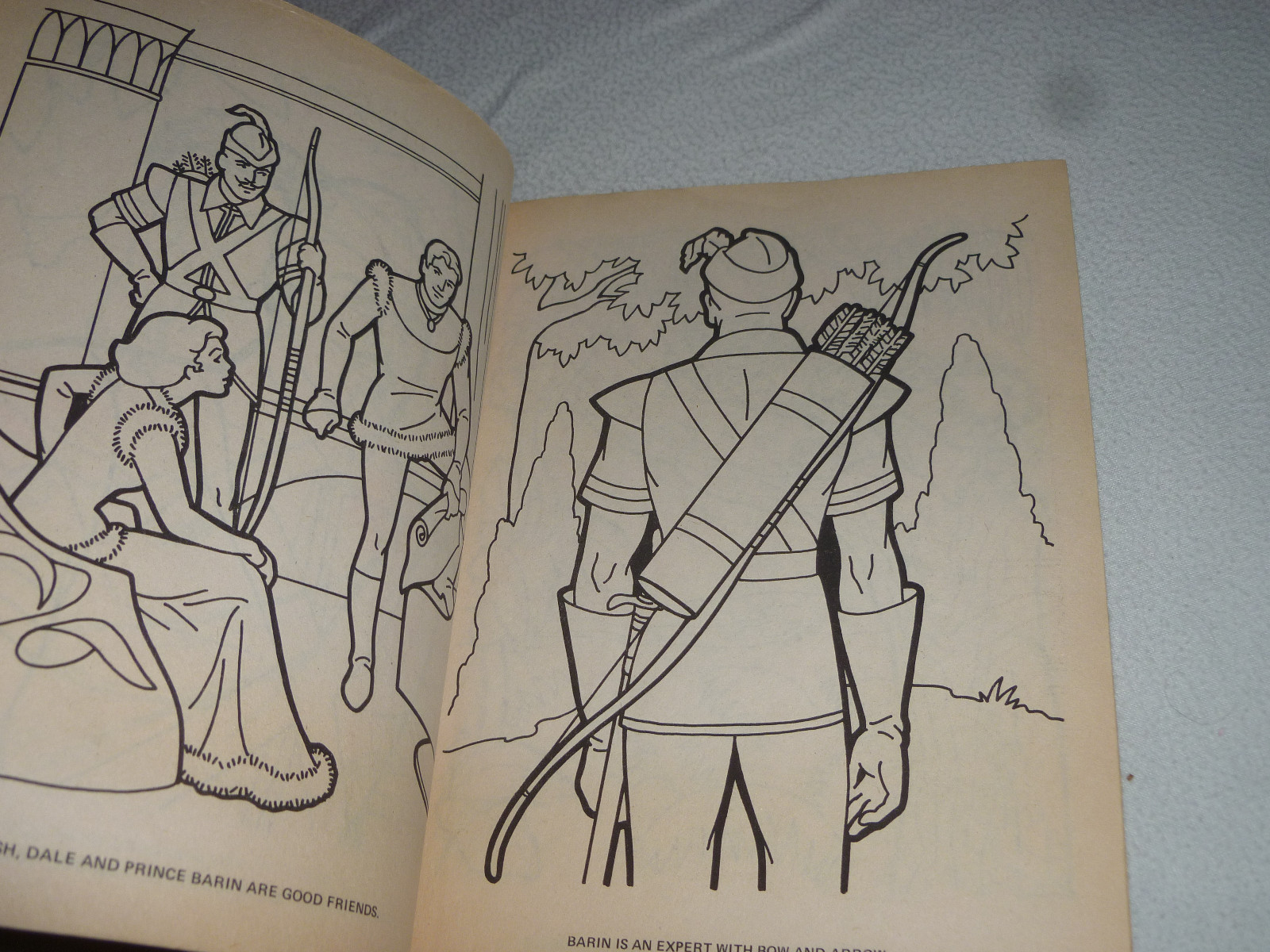 VINTAGE ADVENTURES OF FLASH GORDON COLORING ACTIVITY BOOK 1979 RAND ...