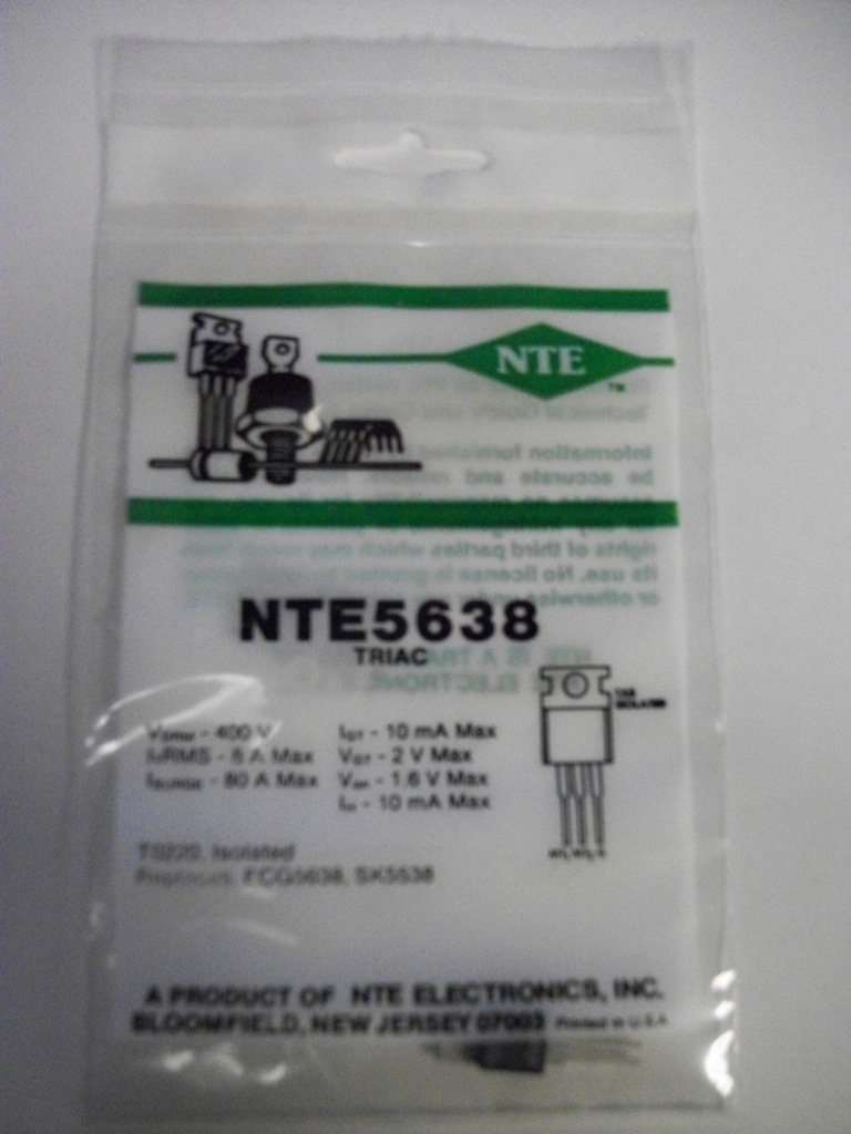 NTE Electronics - NTE5616 NTE5635 NTE5638 NTE5641 NTE5642 NTE5646 ...