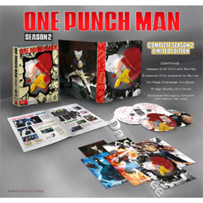 One Punch Man (Season 2) NEW Blu-Ray 4-Disc DVD Combo Box Set Shingo ...