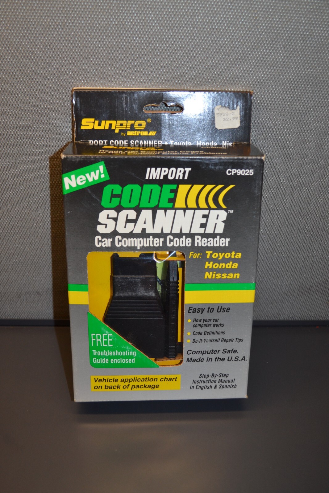 1993 Sunpro Car Computer Code Reader Nissan Toyota, Honda - Open Box | eBay