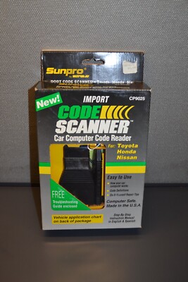 1993 Sunpro Car Computer Code Reader Nissan Toyota, Honda - Open Box | eBay
