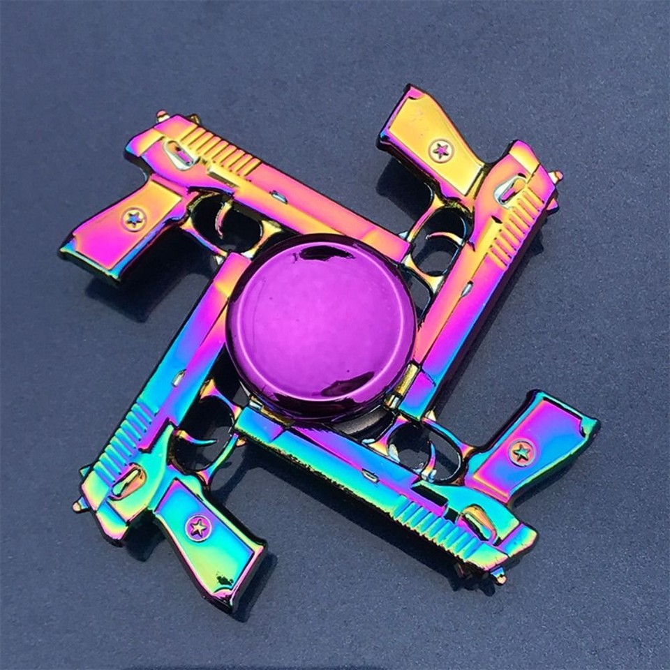 Fidget Spinner Fidget Finger Spinner Hand Focus Rainbow Finger Spinner ...