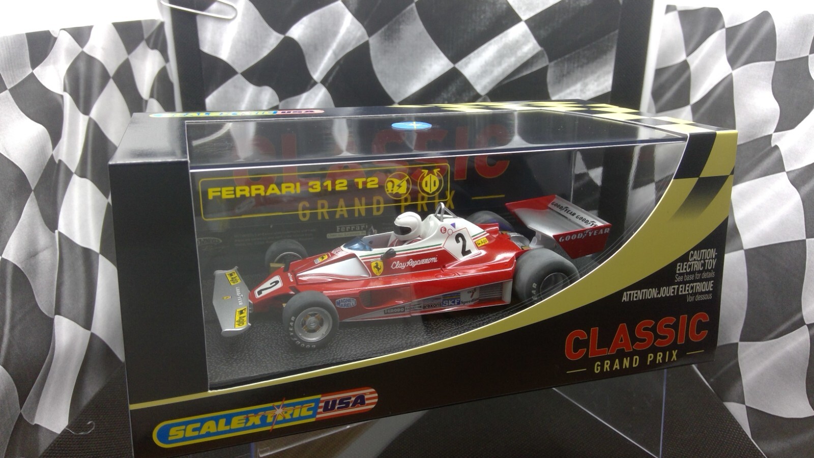 SCALEXTRIC 1/32 SLOT CAR C2799 FERRARI 312T NO2 NIB | eBay