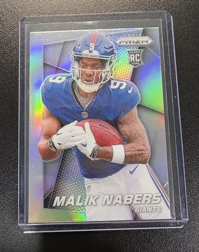 Malik Nabers 2024 Panini Prizm Throwback Prizm Silver #5 Rookie RC ...