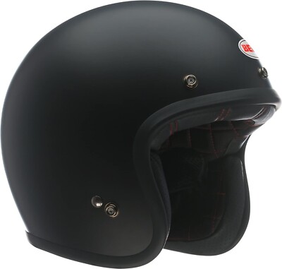 Bell Custom 500 Helmet 3/4 Open Face Vintage Retro Motorcycle 5 Snap ...