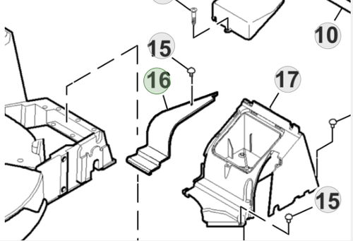 Genuine John Deere JX90 Walk Behind Lawn Mower SA1597 Cover SA36570 | eBay