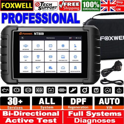 Foxwell NT809 Car Pro All System Bidirectional OBD2 Scanner Diagnostic ...