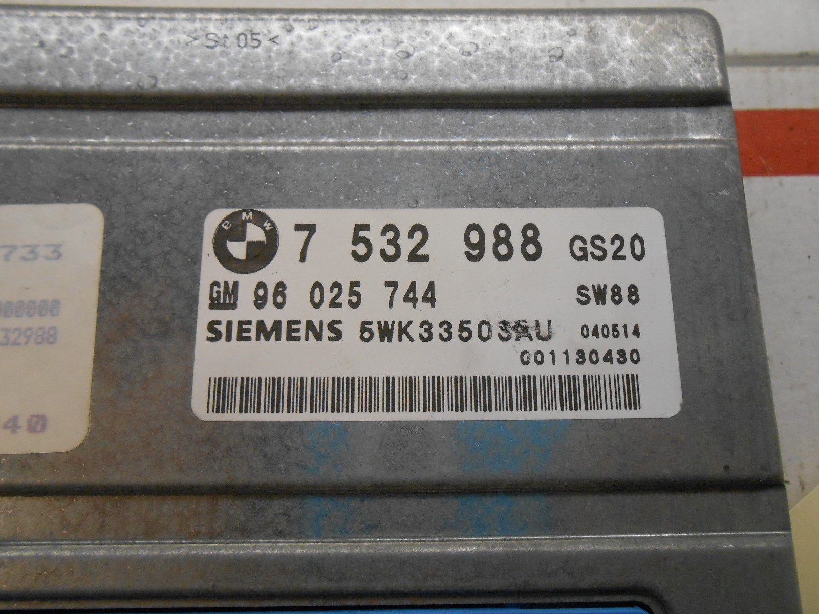 04 BMW 325ci ecu 7532988 5WK33503AU QF0093 | eBay