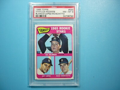 1965 TOPPS MLB HIGH NUMBER BASEBALL CARD #566 GIL BLANCO ROOKIE STARS ...
