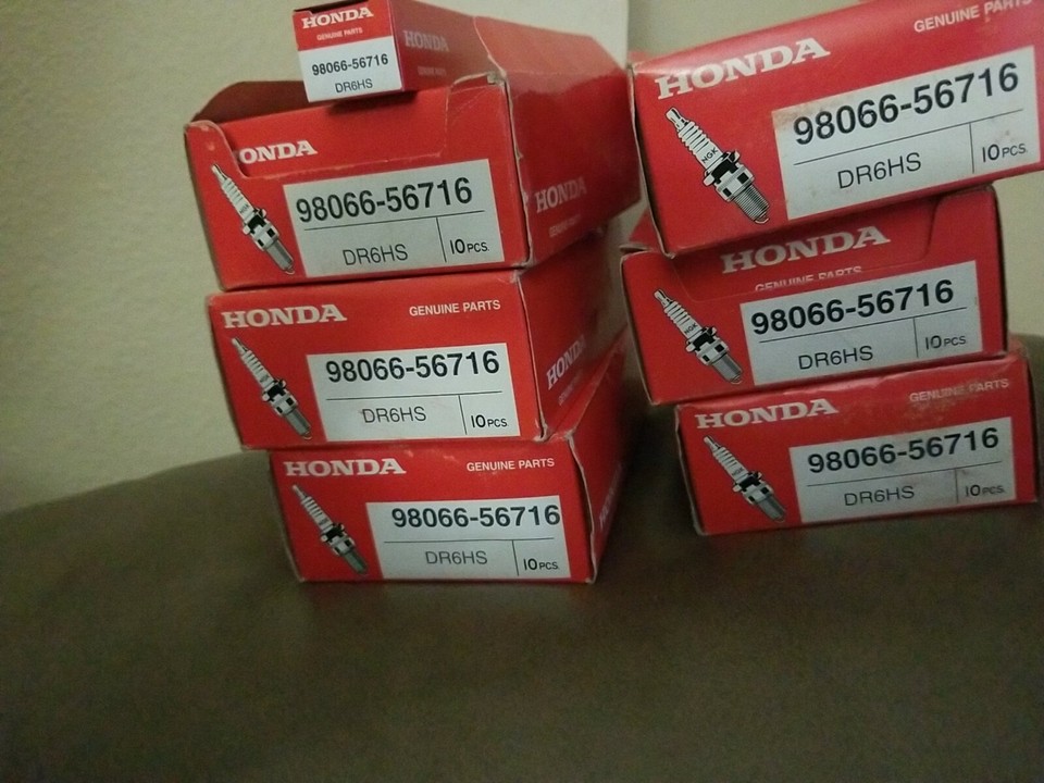 Honda Spark Plug NKG DR6HS 98066-56716 2 plugs | eBay