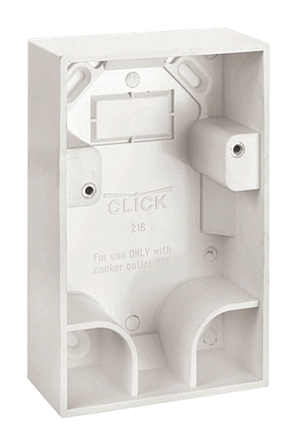 45amp 45A Cooker Connection Outlet Plate for Dual Double Appliance Hob ...